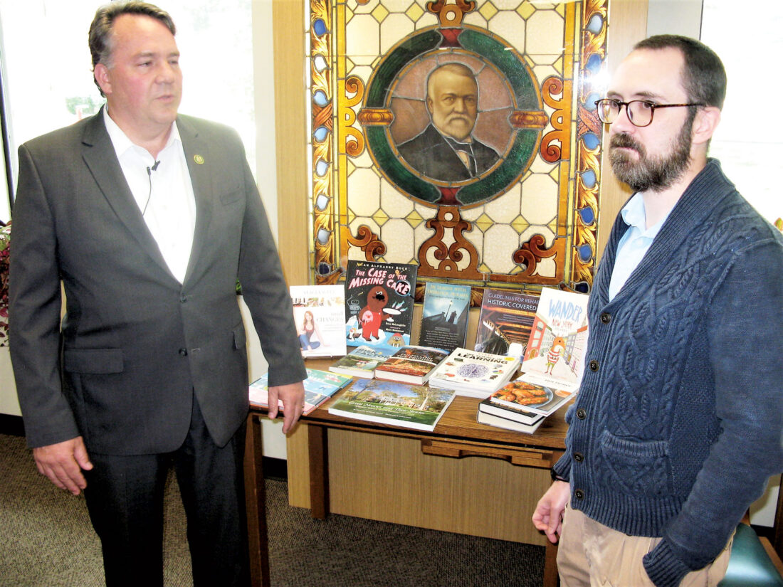 Mooney talks Trump support while delivering books to Wood County ...